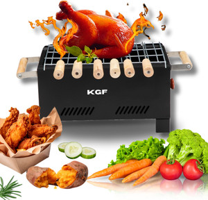 KGF Outdoor Coal Griller Barbeque for Healthy Cooking & Picnic Grilling ...