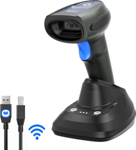 LENVII Bluetooth & Wireless 2D Barcode Scanner Handheld QR Code Scanner ...