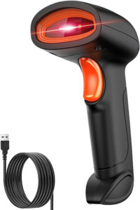 OnlyU HT410 Barcode and QR 2D &1D Wired Handheld Indicator with ...