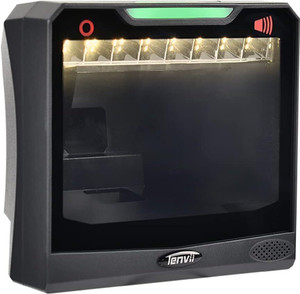 LENVII Desktop 2D Barcode Scanner E688 Omnidirectional Desktop QR Code ...