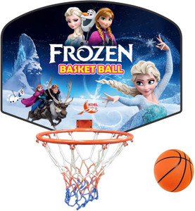 Koel Frozen Printed Kids Hangable Indoor Outdoor Basket Board Kit Net ...