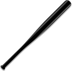 Seven Star Sports seven star-24 -55 black base ball bat for playing ...