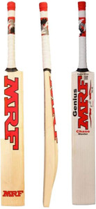 RED MOK MRF Player English Willow Cricket Bat For 15+ Yrs - Buy RED MOK ...