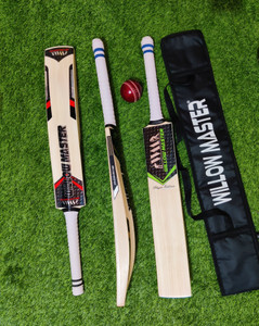 Livesporting Handcrafted leather bat English Willow Cricket Bat For 15 ...