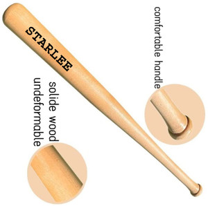 Seven Star Sports STARLEE-6.0 Heavy Duty Natural Wood Baseball Bat ...