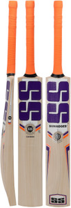 SS Cannon (Leather Ball Bat) Kashmir Willow Cricket Bat For 15+ Yrs ...