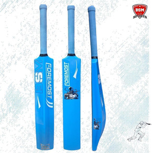 BSM FOREMOST Blue Sticker Heavy Duty Blue Cricket Bat Size 8(34"x4"x2 ...