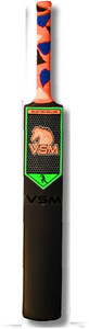 VSM PVC TENNIS BALL HARD PLASTIC BAT PVC/Plastic Cricket Bat For 15 ...