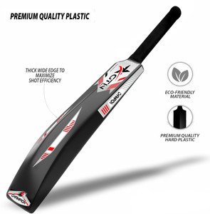 GTN Next Double Blade Plastic Cricket Bat - Ideal for Tennis and Gully ...