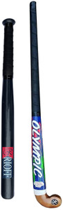 Rioff Baseball bat Heavy Duty with Hockey Stick Willow Baseball Bat For ...