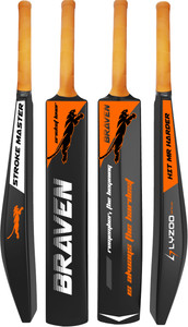 Lyzoo Hard PVC/Plastic cricket Bat with 1pc Cricket tennis ball Cricket ...