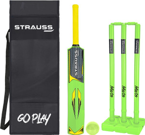 Strauss Rebel Plastic Cricket Kit, Size SH (34 X 4.5inches) for All Age ...