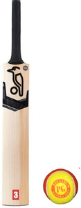 Pro Game Kookaburra Cricket Bat Combo With 1 Tennis Ball ( SIZE-03)(For ...