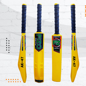 fizo Ak-47 Hard Fiber Scoop Tennis Ball Cricket Bat Age12+ Hard Plastic ...