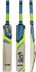 ACMS KOOKABURRA KB-60 Full Cane Kashmir Willow Cricket Bat For 15+ Yrs ...