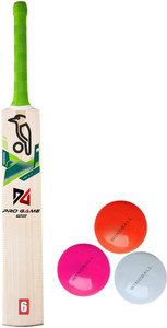 Pro Game Kookaburra Cricket Bat Combo With 1 Wind Ball ( SIZE-06)(For ...