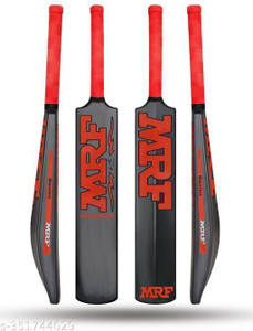 VKS MRF Heavy Duty Plastic Cricket Bat, 34 x 4.5 inches, Full Size ...