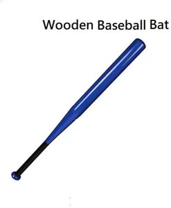 golden star sports meerut GS Heavy Duty Natural Wood Baseball Bat ,BLUE ...