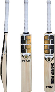 SS Andre Russell Players Kashmir Willow Cricket Bat For 15+ Yrs - Buy ...