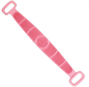 ZION Silicone Soft Bath Body Back Scrubber Belt Body Cleaning Bathing ...