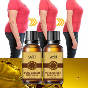 OVLIN PROFESSIONAL Ginger Essential Oil Massage Fat Drainage Oil Slim ...