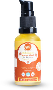 Root and Soil Wood Pressed Sweet Almond Oil | Baby Massage Oil | 100% ...