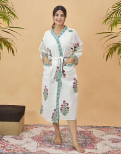 NISHIRE Red Rose Free Size Bath Robe - Buy NISHIRE Red Rose Free Size ...