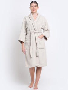 CREEVA Beige Large Bath Robe - Buy CREEVA Beige Large Bath Robe Online ...