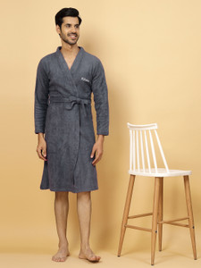 Klotthe Grey Small Bath Robe - Buy Klotthe Grey Small Bath Robe Online ...