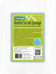 Wellvart Gentle Scrub Sponge - Blue - Price in India, Buy Wellvart ...