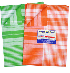 Bengal Enterprise Cotton 300 GSM Bath, Beach, Hair Gamcha - Buy Bengal ...