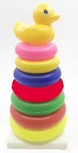 KJEE Plastic Teddy Stacking Ring Jumbo Stack up Educational Toys Price ...