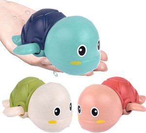 WISHKEY Swimming Turtle Adorable Bath Tub Floating & Bathing Toys for ...
