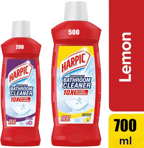 Harpic Red + Red Toilet +Bathroom Cleaner @700ml LEmon And Floral Price ...