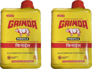 GAINDA black disinfectant phenyl 1000mlx2 strong Price in India - Buy ...