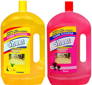 Sheer Floor Cleaner & Disinfectant 2x1 Ltr Lemon,Rose Price in India ...