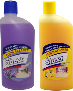Sheer Floor Cleaner & Surface Disinfectant 2X500ml Lavender, Lemon ...