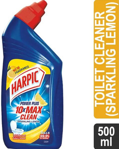 Harpic Power Plus 10x Max Clean Sparking Lemon 500ml Lemon Price in ...