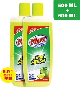 MY HOME Mopz Lime Fresh Disinfect Surface floor Cleaner 500 ML + 500 ML ...