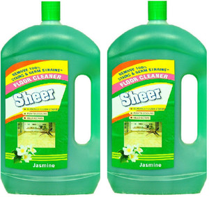 Sheer Floor Cleaner & Disinfectant 2x1 Ltr Jasmine Price in India - Buy ...