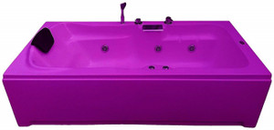 MADONNA Elegant 6 Ft Bathtub with Jacuzzi Massage and Filler System ...