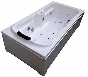 MADONNA Elegant 6 Ft Jacuzzi Bathtub with Bubble Bath, Back Massage ...