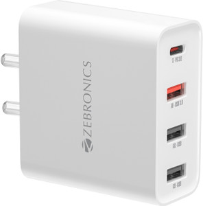 ZEBRONICS 45 W PPS 3 A Wall Charger for Mobile - ZEBRONICS : Flipkart.com