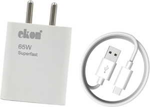 Ekon 65 W TurboPower 2.0 6 A Wall Charger for Mobile with Detachable ...