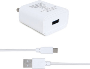 MAK 12 W Quick Charge 2.4 A Wall Charger for Mobile with Detachable ...