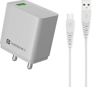 Portronics 18 W Quick Charge 3 A Wall Charger for Mobile with ...