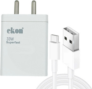 Ekon 33 W Quick Charge 3 A Wall Charger for Mobile with Detachable ...