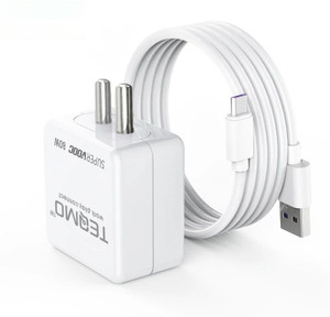 TEQMO 80 W SuperVOOC 6 A Wall Charger for Mobile with Detachable Cable ...