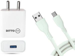 Ditto Hub 2 A Wall Charger for Mobile with Detachable Cable - Ditto Hub ...