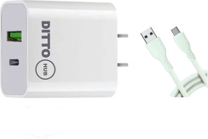Ditto Hub 25 W PD Wall Charger for Mobile with Detachable Cable - Ditto ...